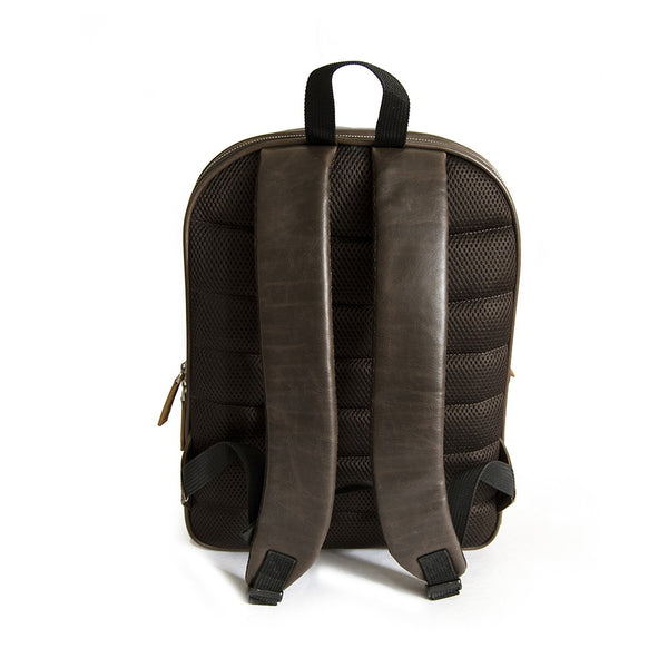 Lambretta backpack in faux leather with insert - brown - That's Italia